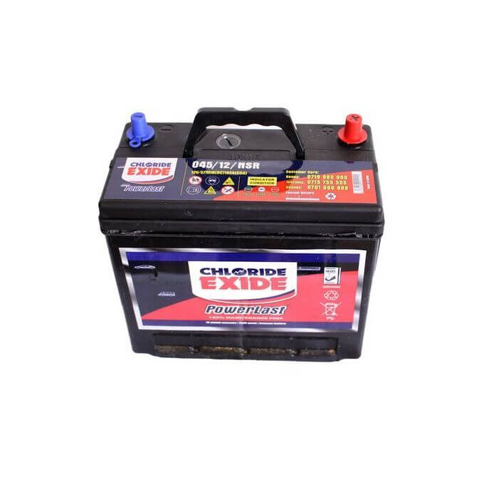 N100 -100 AH Chloride Exide PowerLast Maintenance Free Car Battery ...